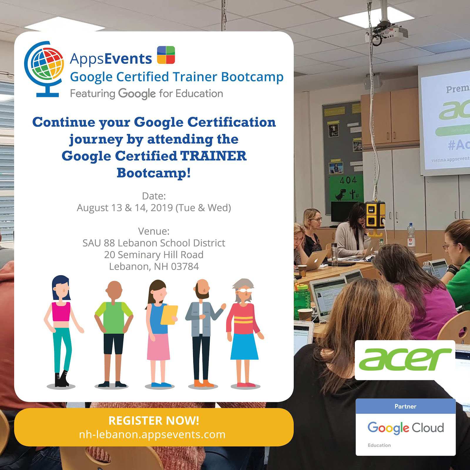 Lebanon NH Google Certified Trainer Bootcamp - AppsEDU
