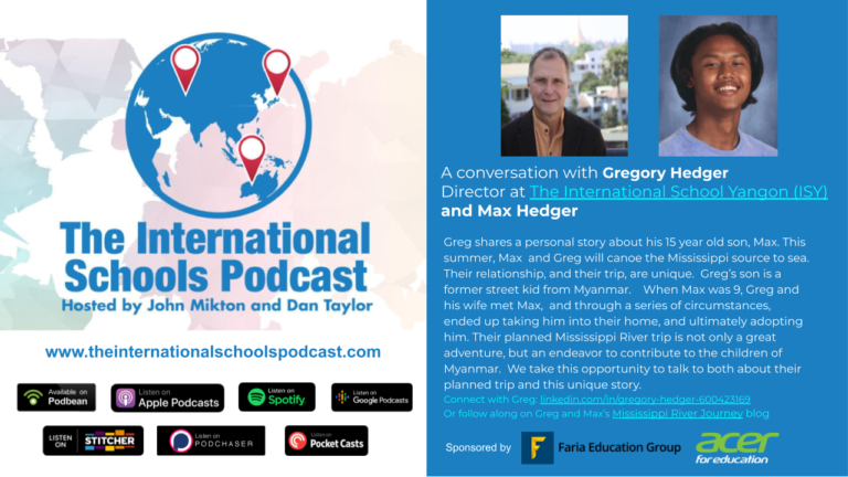 A conversation with Gregory Hedger Director at The International School ...