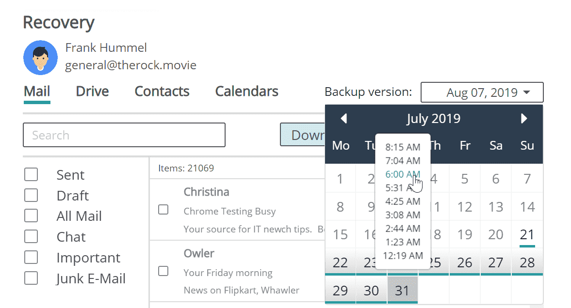 Afi Workspace Backup - AppsEDU